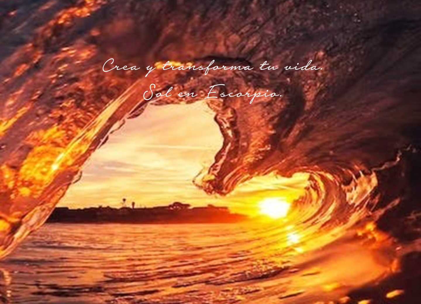 Crea y transforma tu vida. Sol en Escorpio. - Maestros del Destino